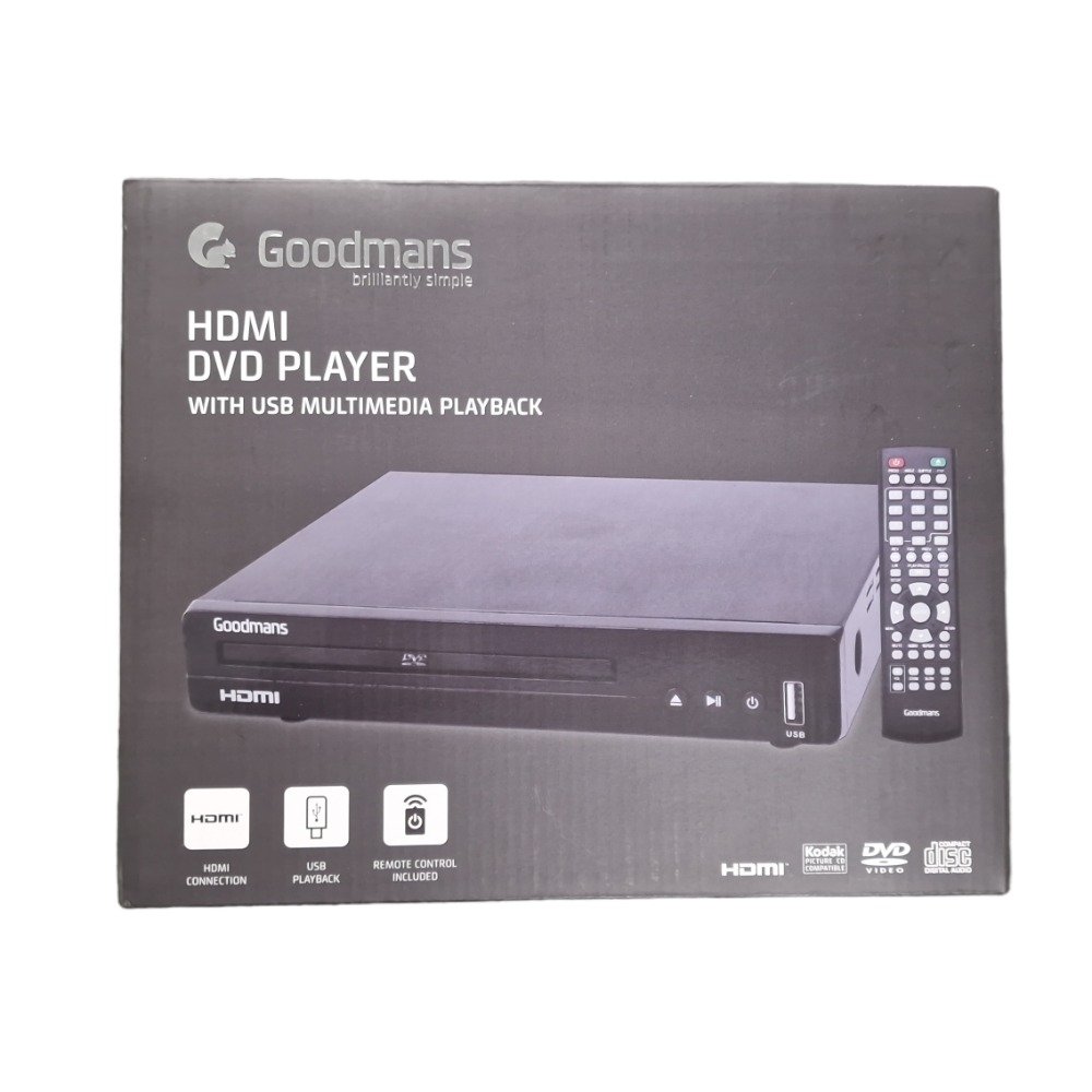 New Goodmans HDMI DVD Player - Own4Less